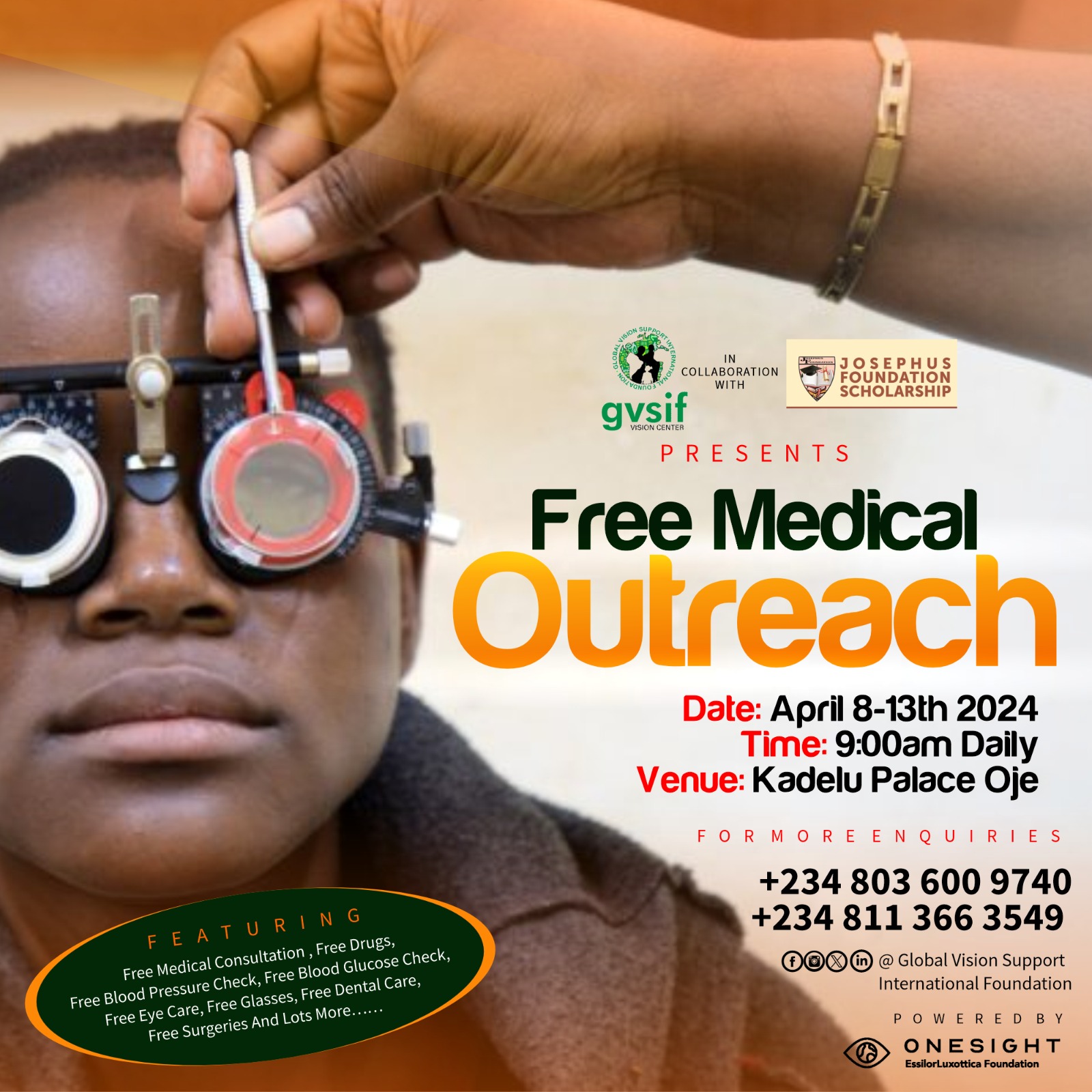 GVSIF | Vision, Health & Future with Vision Center NGO in Nigeria.